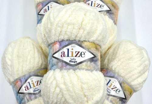 Пряжа alize softy mega большой выбор