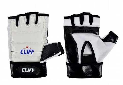 Перчатки тхэквондо Cliff CS-195 белые р.XS