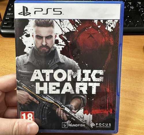 Игра Atomic heart на ps 5 диск