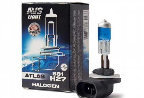 Лампа галогенная AVS atlas BOX /5000К/ H27/881 12V