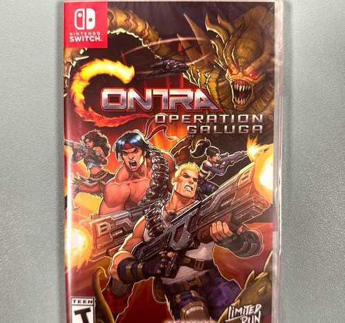 Игра Contra Operation Galuga (Switch, английская