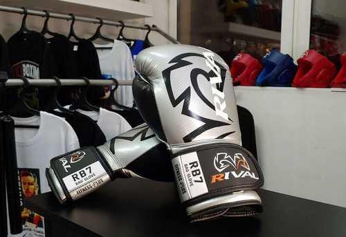 Боксерские перчатки Rival RB7 16 oz Silver