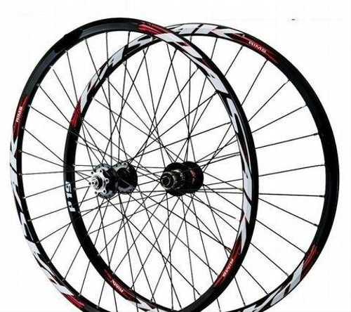 Обод 27.5" передний+задний pasak P-19 красный/втул