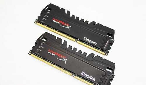 Оперативная память DDR3 16 GB (2x8 GB) 1600 MHz