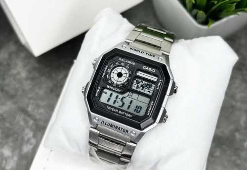 Мужские наручные часы Casio World Time illuminator