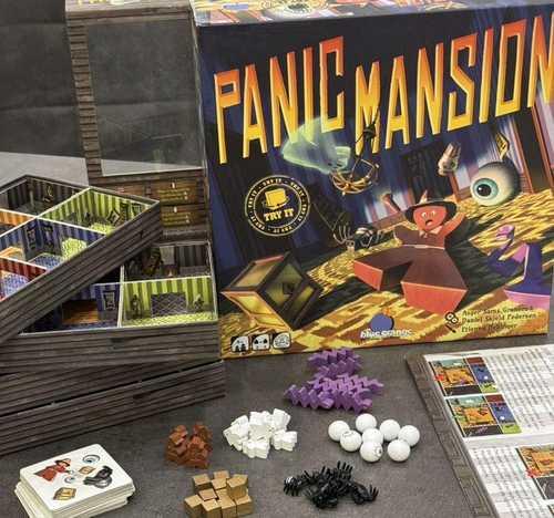 Настольная игра Паника в поместье, Panic mansion