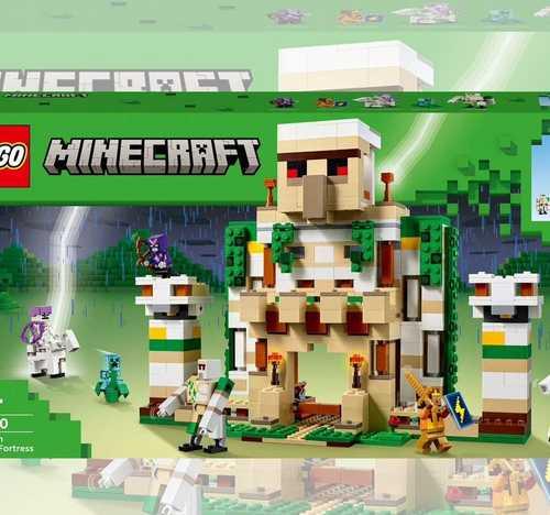 Lego Minecraft 21250 Крепость Железного Голема