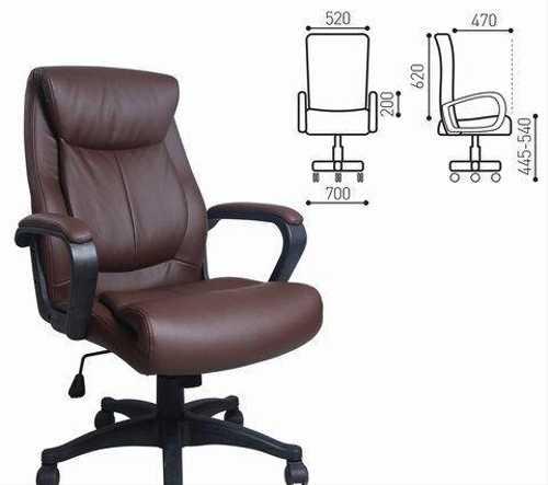 Кресло офисное brabix Enter EX-511 (коричневый)