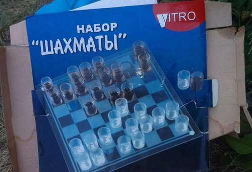 Сувенирный набор стопки шахматы для взрослых
