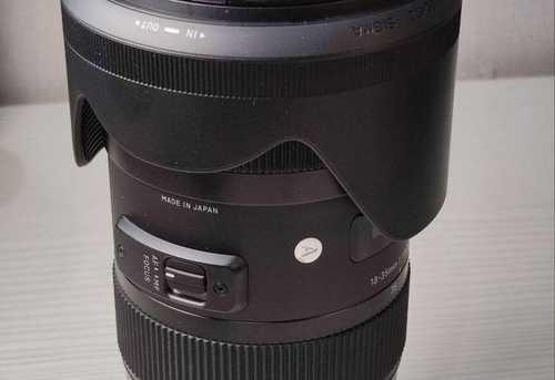 Объектив Sigma 18 35mm 1.8 art canon