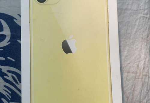 Коробка от iPhone 11 64gb желтый