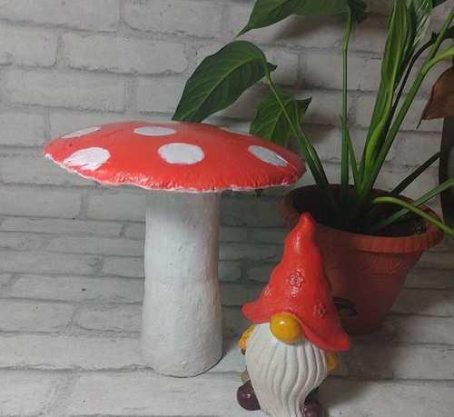 Садовый декор гриб мухомор