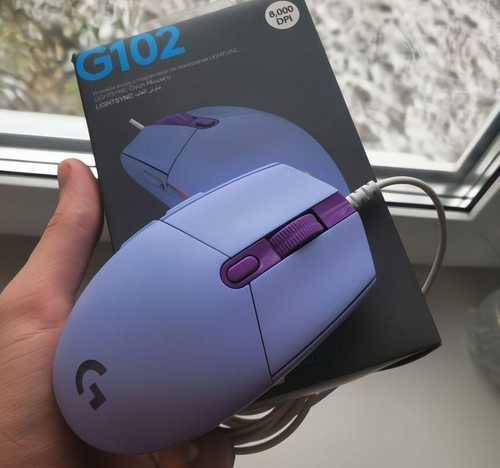 Игровая мышь logitech g102 lightsync