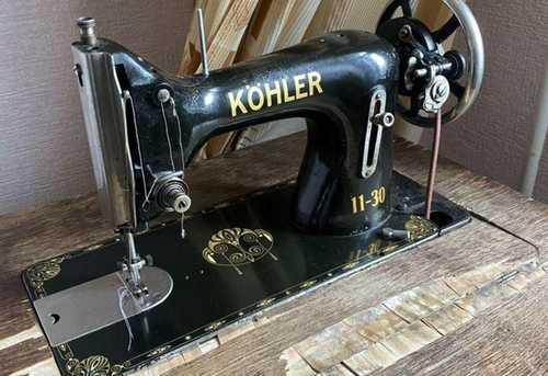 Швейная машина Kohler 11-30, ножная СССР винтаж