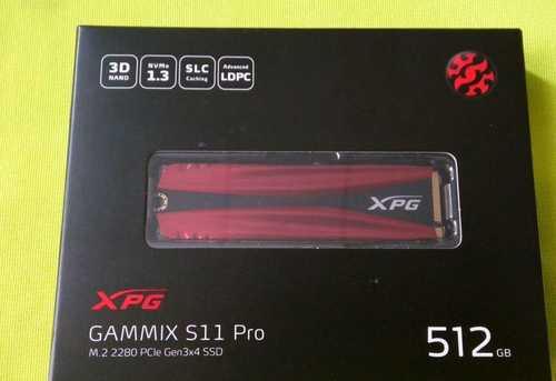 SSD диски adata XPG gammix S11 Pro 512gb M.2