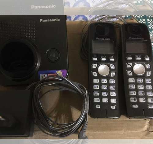 Стационарный телефон panasonic KX-TG7207