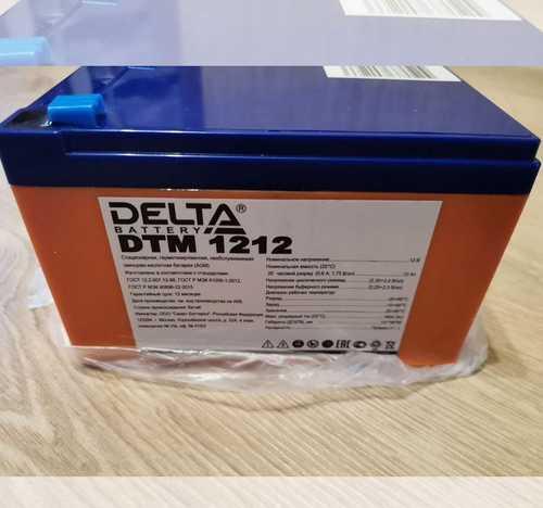 Аккумуляторы Delta DTM 1212