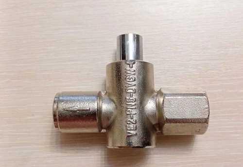 Клапан запорный кнопочный VE2-2-G1/2 для манометра