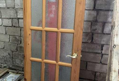 Дверь межкомнатная со стеклом