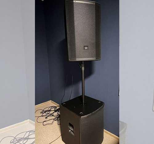 Комплект акустики jbl prx815w + turbosound iq18b