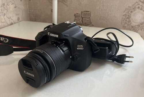 Зеркальный фотоаппарат Canon EOS 4000D