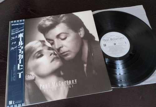 Paul mccartney – press TO play (1986) / Jap promo