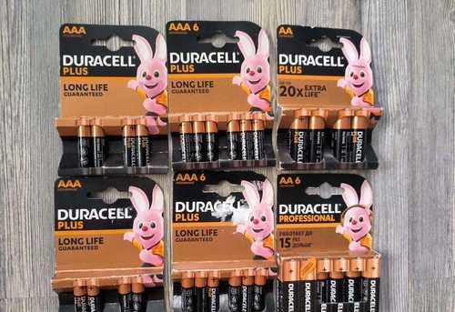 Батарейки Duracell AA/AAA