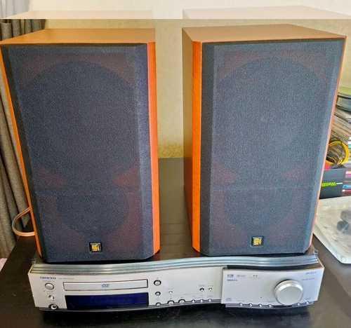 Комплект HiFi, усилитель с Цап плюс акустика KEF