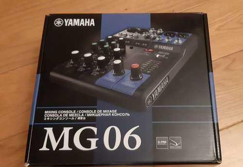 Микшерная консоль yamaha MG06