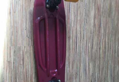 Пенниборд (Penny Board) ridex, бордовый