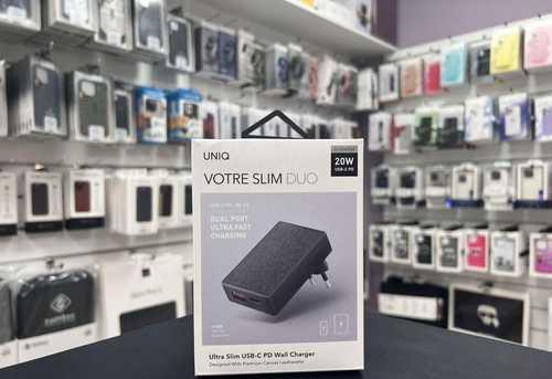 Блок питания Uniq Votre Slim Duo 20W