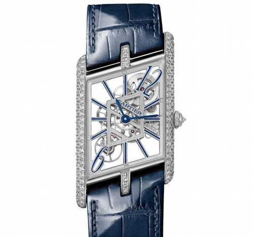 Часы Cartier Prive Tank Asymetrique Diamonds