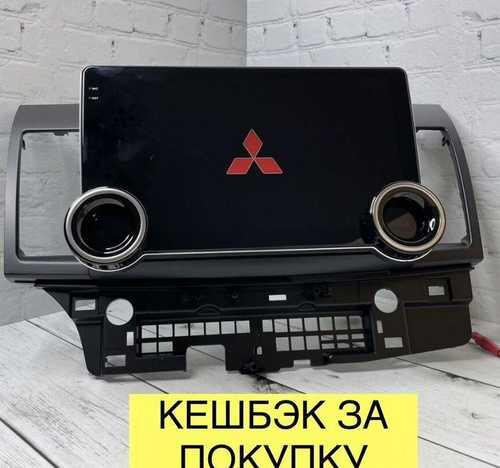 Магнитола на mitsubishi lancer 10