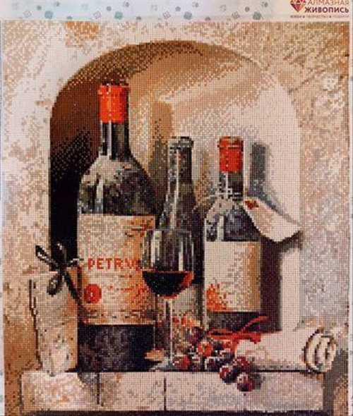 Картина "Коллекционное вино", 40х50 см