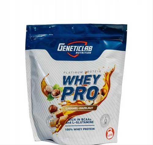 Протеин Geneticlab whey PRO 1000 г Карамель-фундук