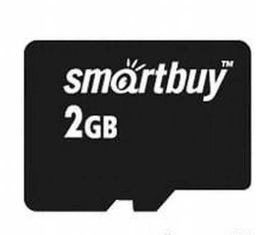 Накопитель microSD 2Gb smart buy (без адап-ра) кла