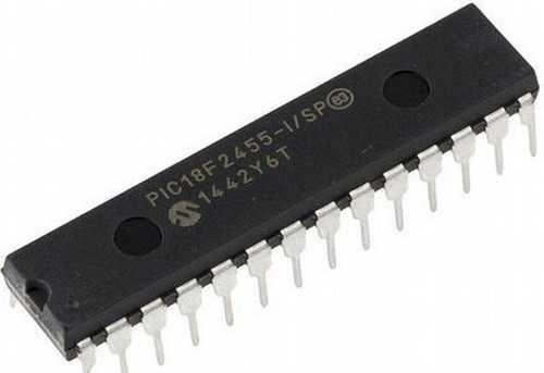 Микроконтроллер 8-Бит PIC18F2455-I/SP