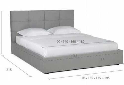 Кровать двухспальная с матрасом новые 160 200