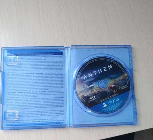 Игровой диск anthem для PlayStation4