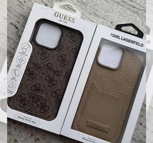 Чехол на iPhone 16 pro max Guess/Karl Lagerfeld