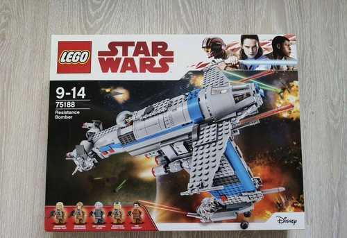 Новый Lego Star Wars 75188 Resistance Bomber