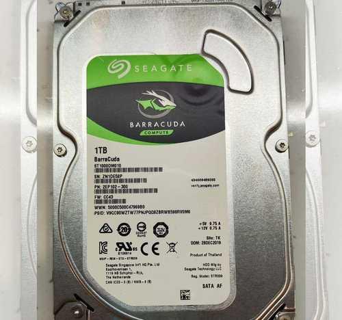 Жесткий диск Seagate Barracuda 1 Тб