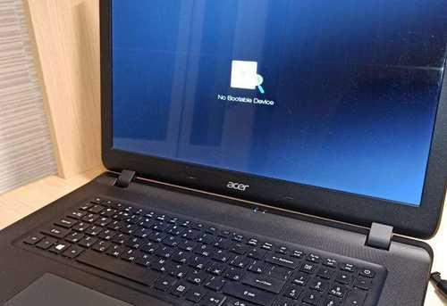 Ноутбук Acer Aspire ES1-732 (ремонт или запчасти)