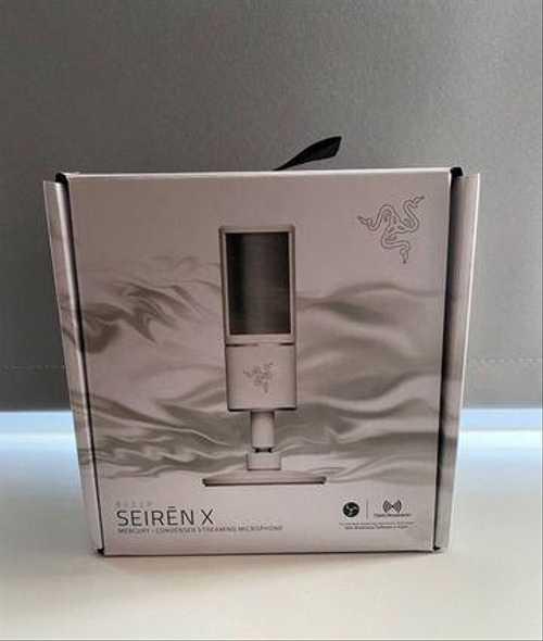 Микрофон Razer Seiren X, Mercury White (новый)