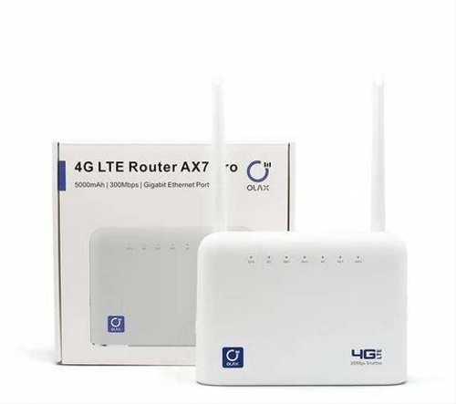 4G Wi-Fi роутер Olax Ax7 pro с безлимитным тарифом