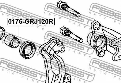 Поршень суппорта тормозного заднего