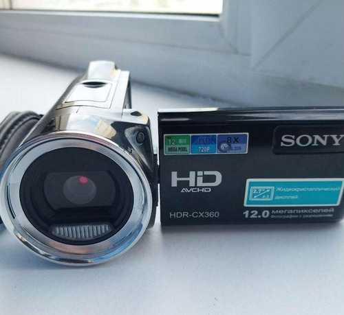 Видеокамера sony hdr cx360