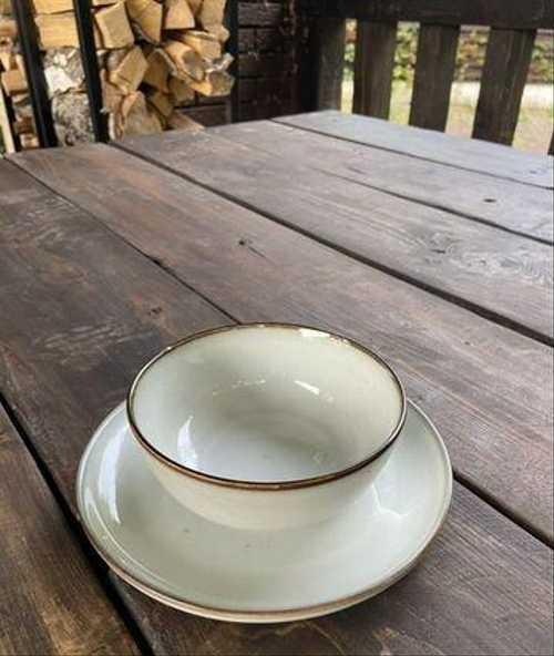 Чашка с тарелкой икея