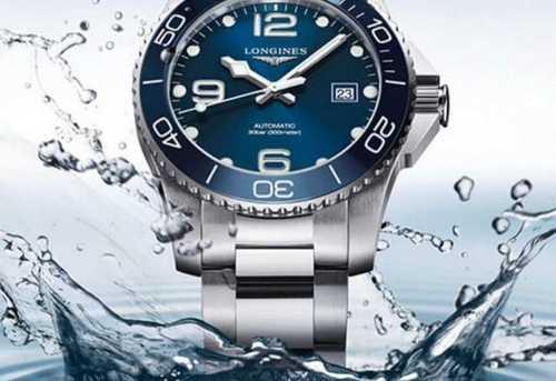 Часы мужские Longines HydroConquest blue