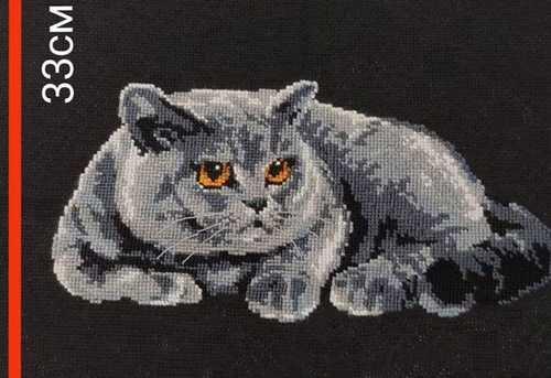 Картина Кот вышивка крестиком